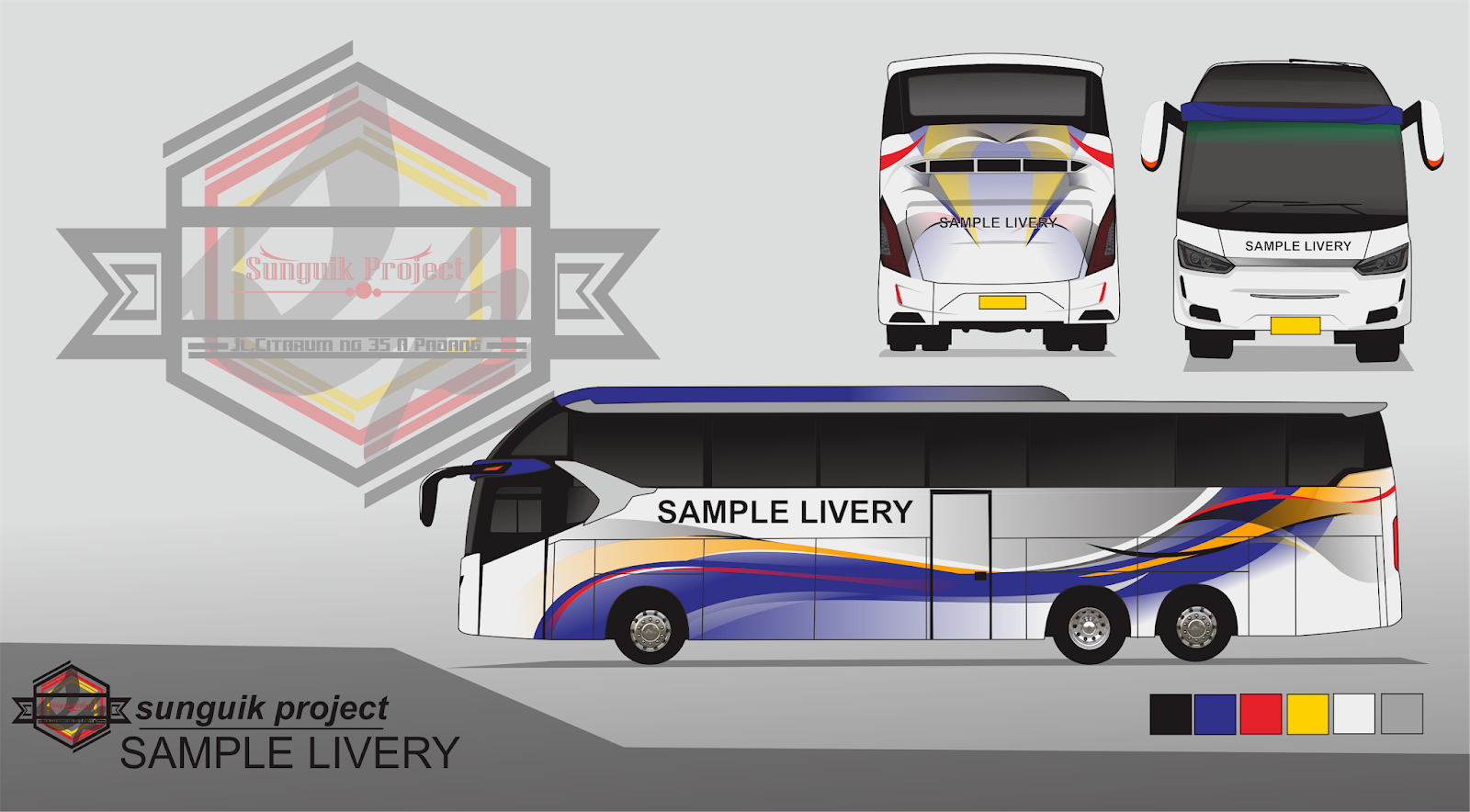 Design Livery Bus_Sunguik Project