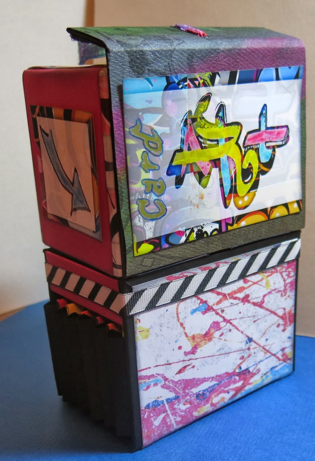 Masculine Inspirations in Paper & Crafts: Graffiti Card Art Box