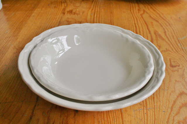 Ironstone and Pine: White Ironstone Dishes