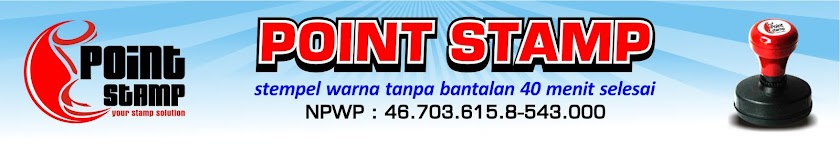 Point Stamp: Stempel Warna Tanpa Bantalan