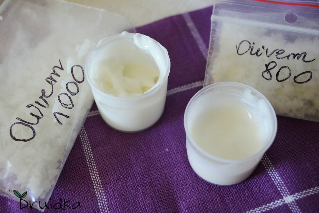 HERBAL CHEMISTRY: Olivem 800 i Olivem 1000 - porównanie emulgatorów