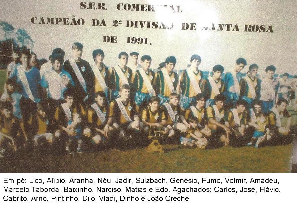 A ENCICLOPÉDIA DO FUTEBOL DE SANTA ROSA: Futebol Amador