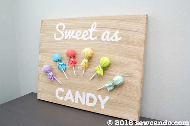 Sew Can Do: Baby Room Decor: DIY 3D Candy Wall Art Tutorial