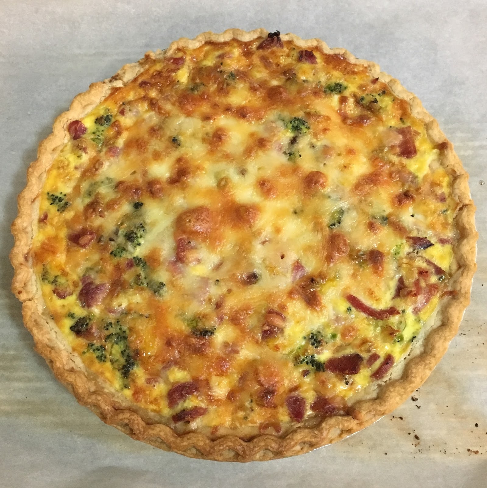Della Favorite: Leftover Ham, Broccoli, and Cheddar Quiche