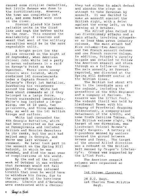 My Brave Fusiliers!: Storming of the Spring Hill Redoubt 1779: Part 1