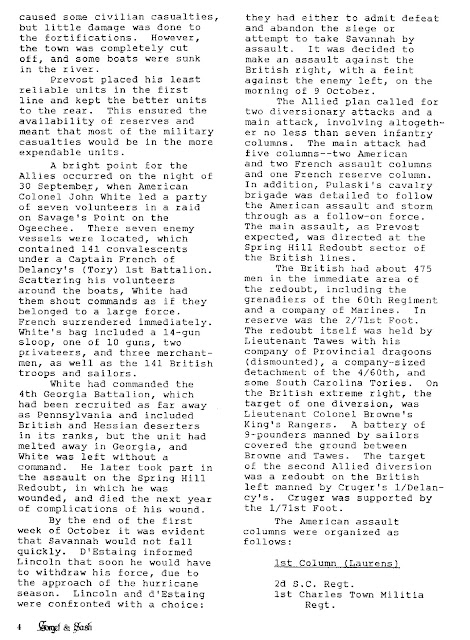 My Brave Fusiliers!: Storming of the Spring Hill Redoubt 1779: Part 1