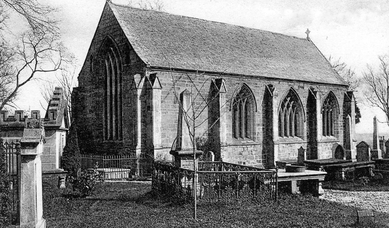 Tour Scotland: Old Photograph St Duthac's Collegiate Church Tain Scotland