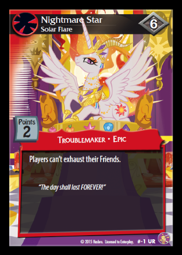 MLP Nightmare Star, Solar Flare CCG Cards | MLP Merch