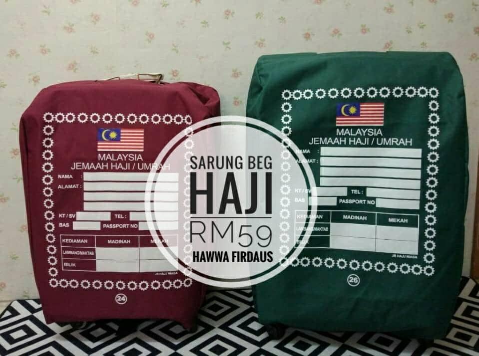 KELENGKAPAN HAJI DAN UMRAH: SARUNG BEG HAJI & TAG BEG