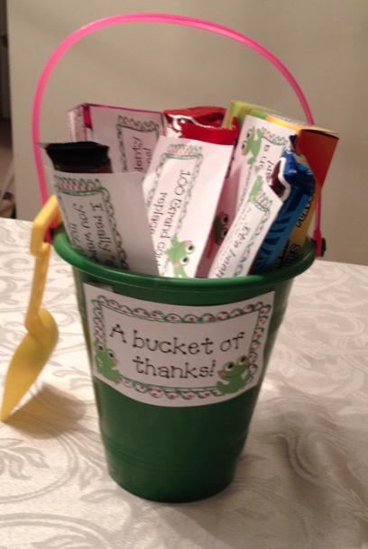 A Bucket of Thanks & A Special Thank You - Mrs. O Knows