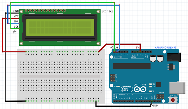 Cara Menampilkan Text Pada Lcd 16x2 And I2c Arduino Uno Belajar Arduino 6748