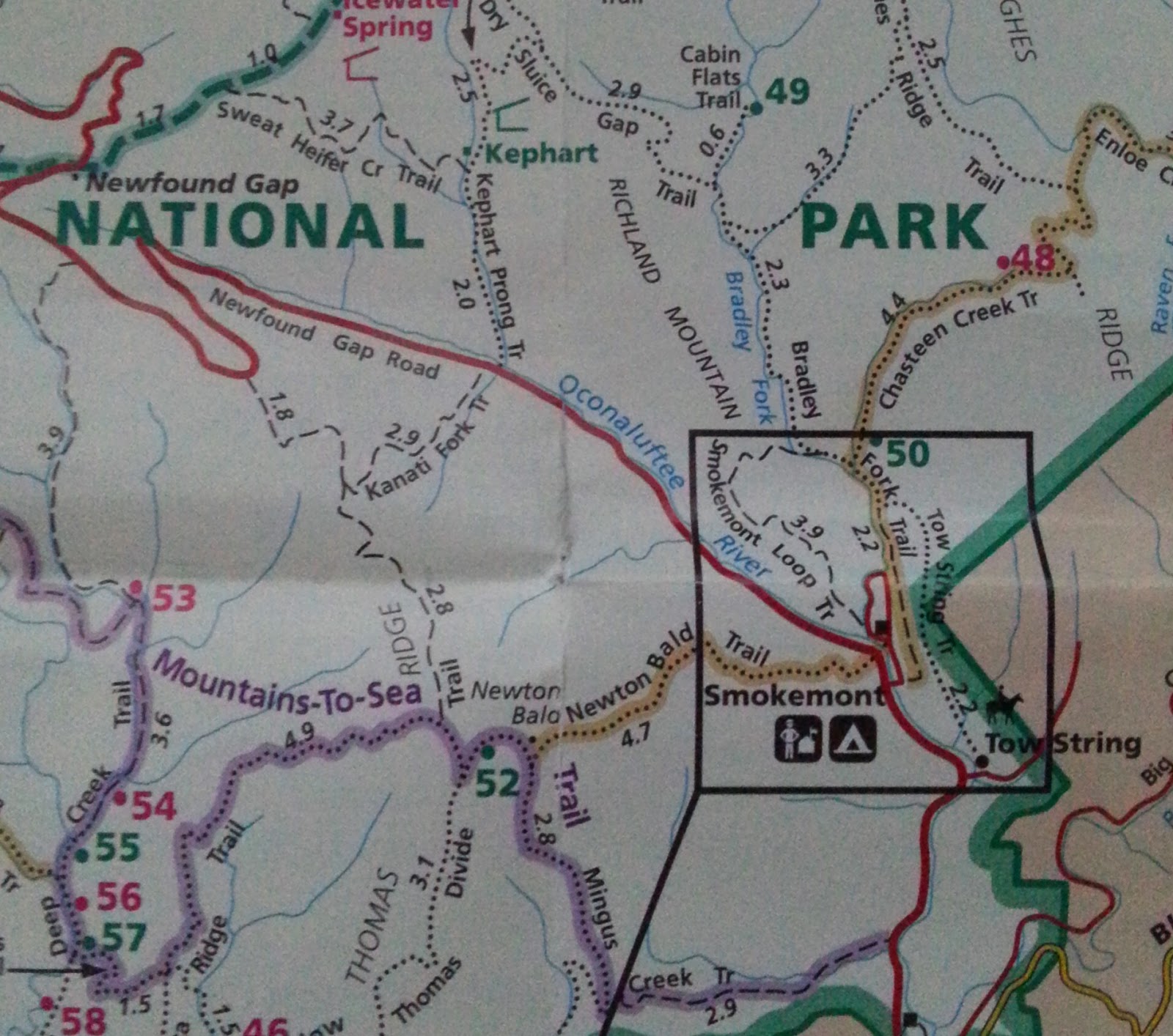 Smoky Scout's Hiking Adventures: Smokies 900 Round 2: Thomas Divide ...