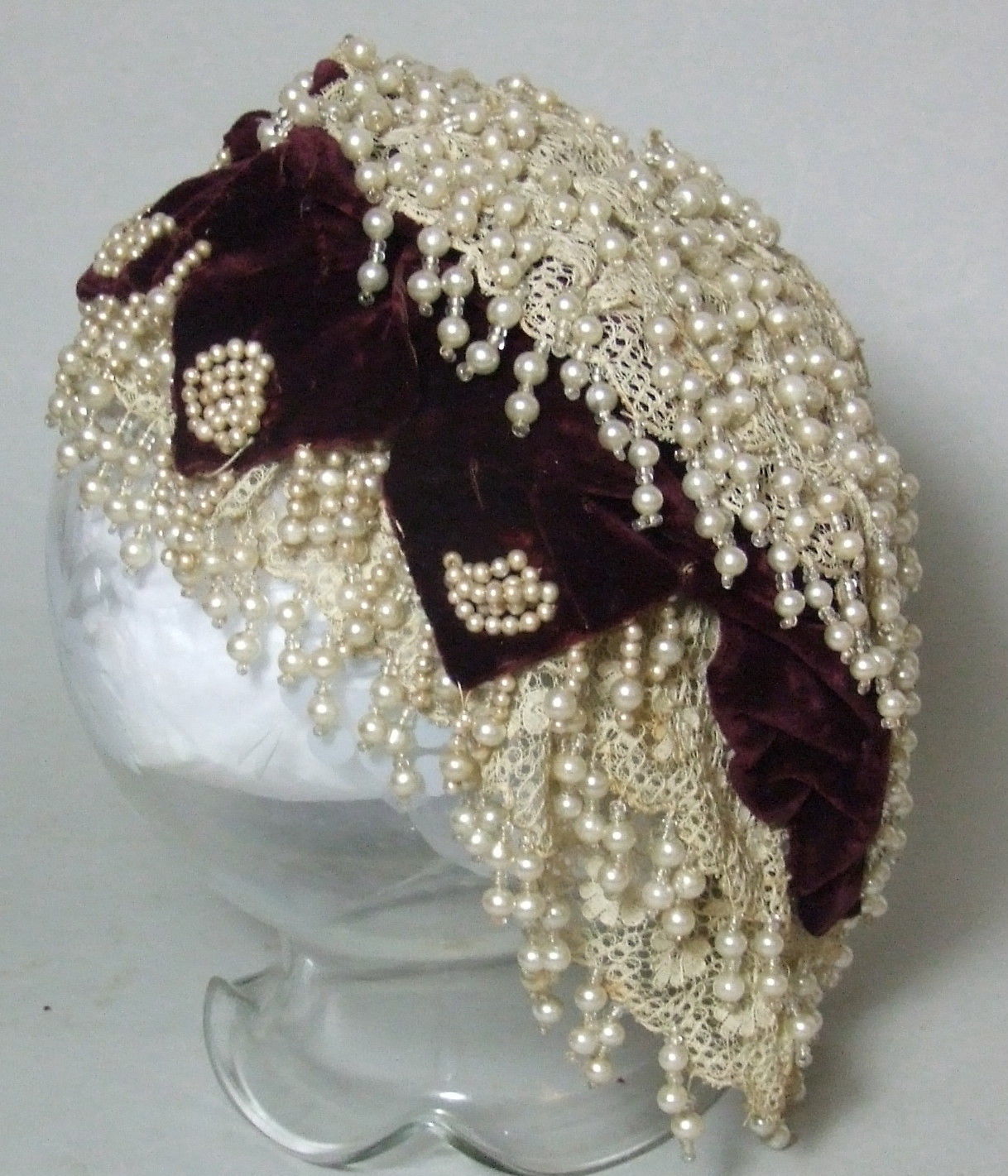 All The Pretty Dresses: Interesting Antique Hat With Pearls