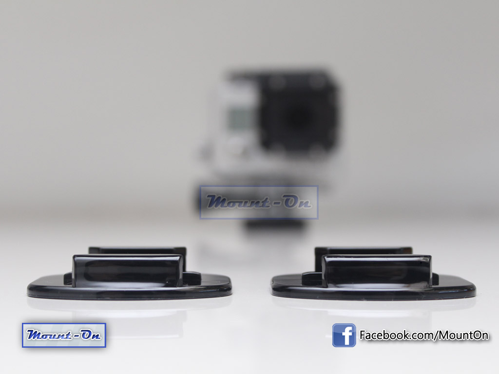 Action Sport Camera Gear: Compatible Gopro Flat and Curved Adhesive Mount
