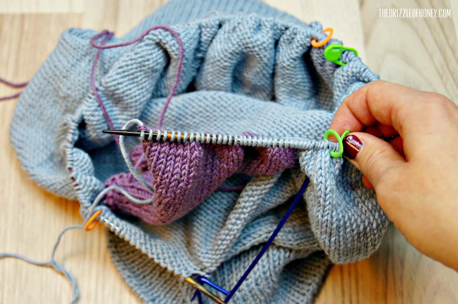 The Drizzle of Honey: Tutorial: How to knit pockets