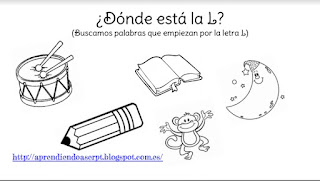 Aprendiendo a ser PT: Actividad para trabajar la letra L