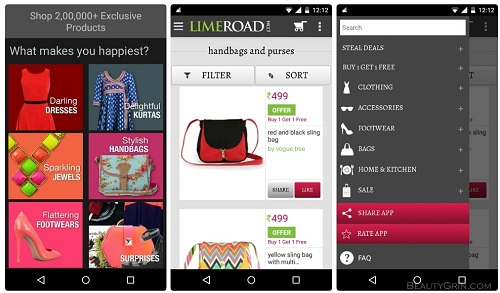 LimeRoad Mobile App and Website: Online Shopping Experience and Review ...