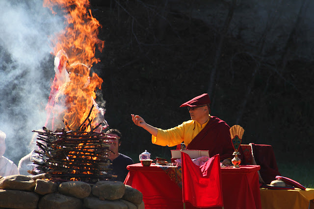 Tibetan Buddhism and Culture: The Fire Puja Offerings