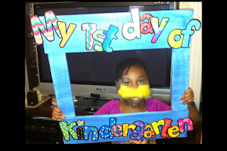 Kinder Kids: First Day of Kindergarten Frame!