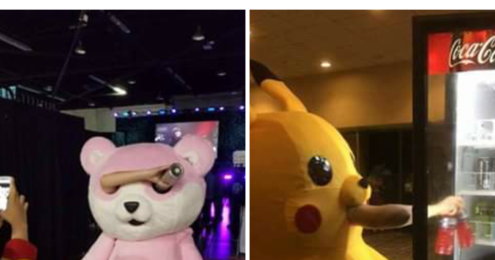 Cursed images of thirsty mascot