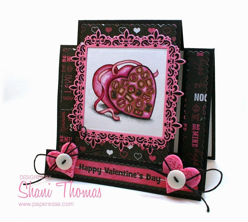 Chocolate Box Valentine's Day card | Paperesse