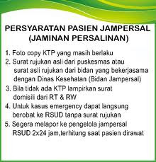 Dunia Militer Etc: JAMINAN PERSALINAN (JAMPERSAL)