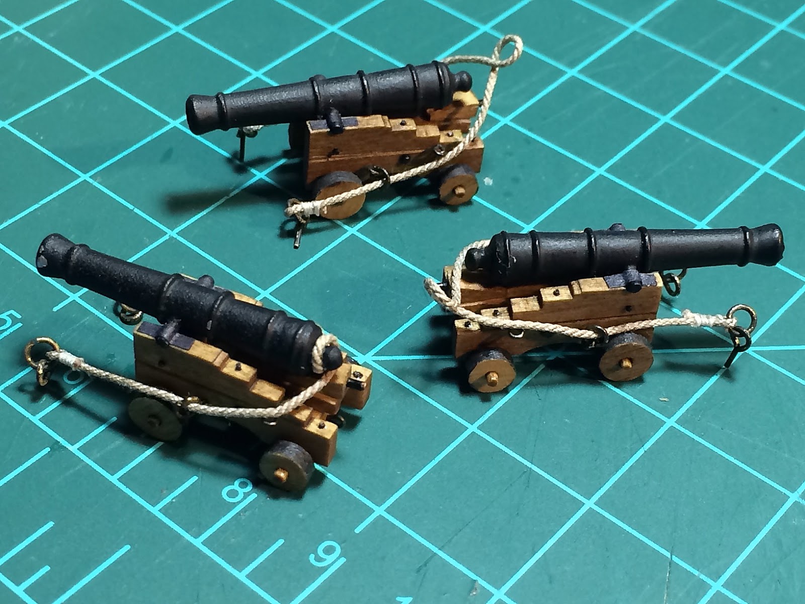 Armed Virginia Sloop 1768 10. - Rigging the gun carriages | Historic ...