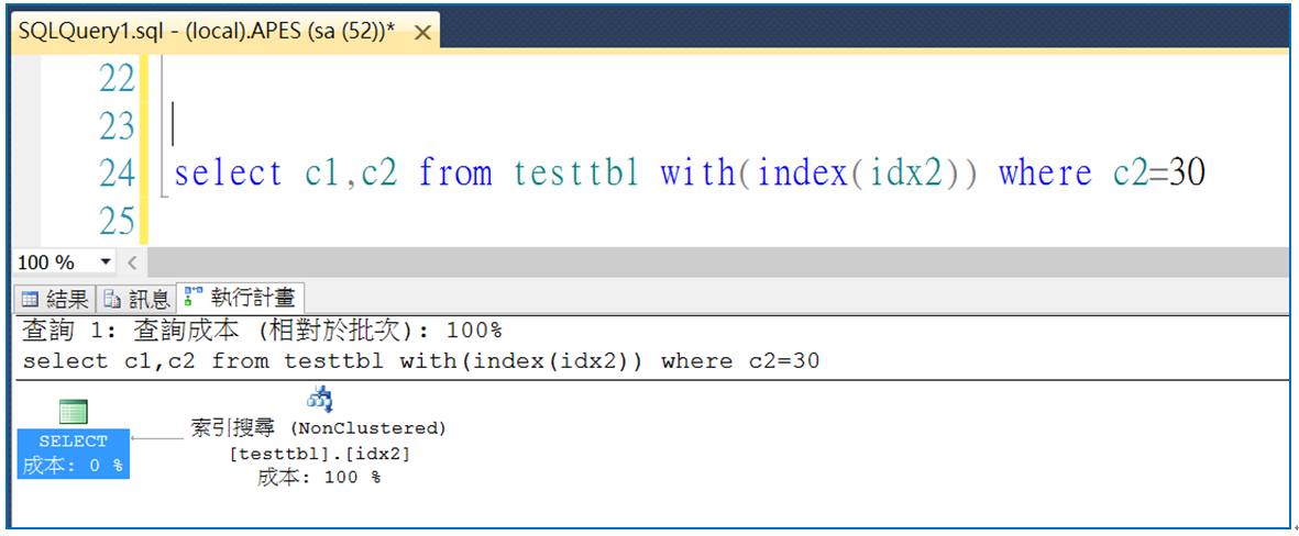 SQL Worker: SQL SERVER的索引鍵查閱（key lookup）