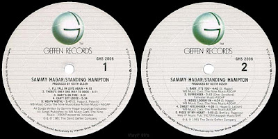 1981 Standing Hampton - Sammy Hagar - Rockronología