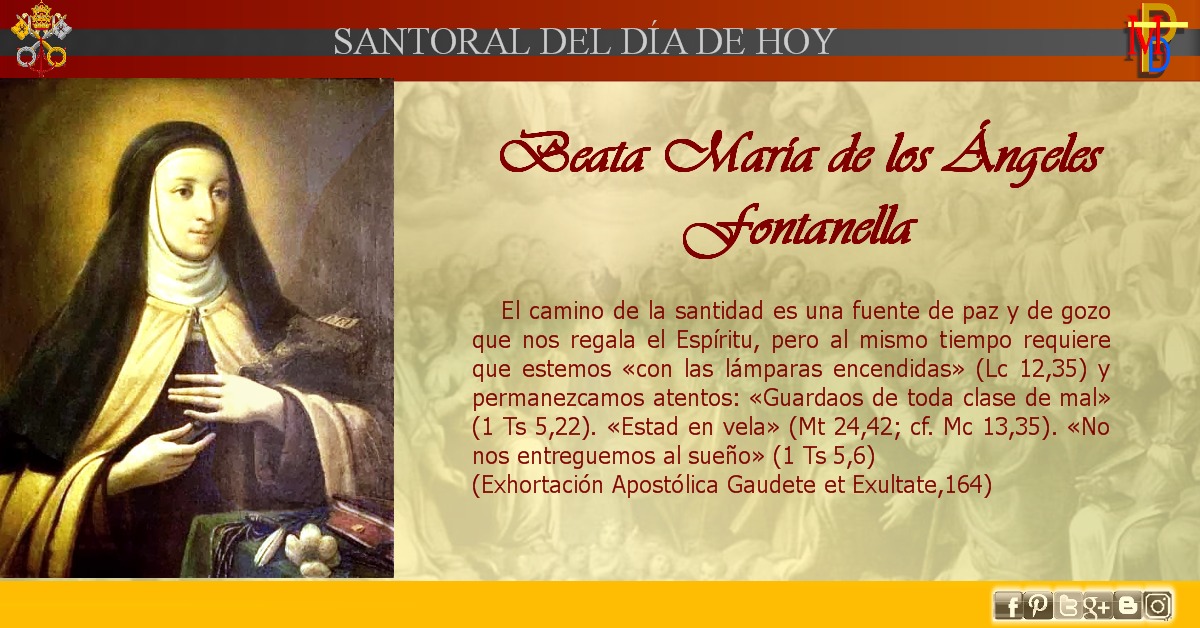 Un Padrenuestro, Un Avemaría y Un Gloria por el Papa: SANTORAL - BEATA ...