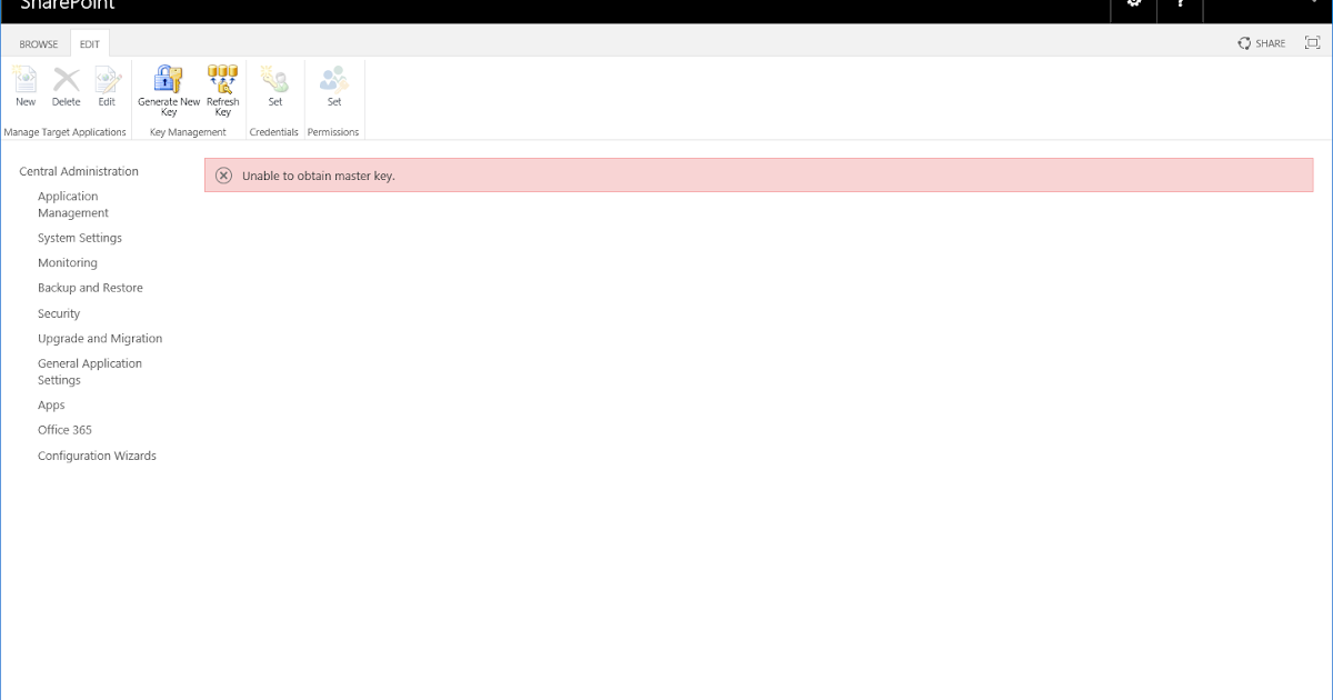 Als Tech Tips Sharepoint 2016 Exception Of Type Microsoftofficesecurestoreserviceserver