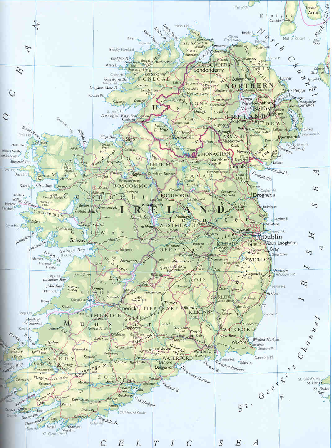 MAPS OF IRELAND