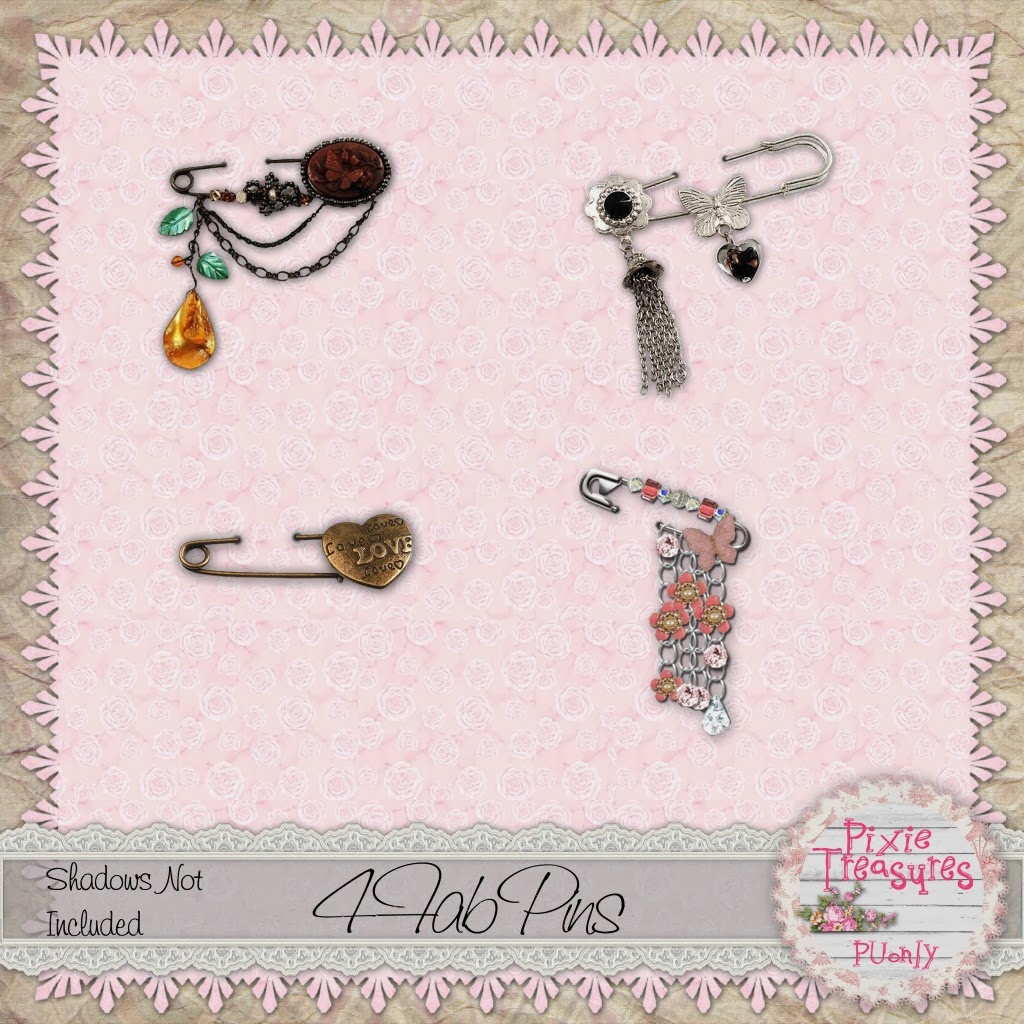 ♥ Materials Only Free ♥: Fab-Pins-Freebie