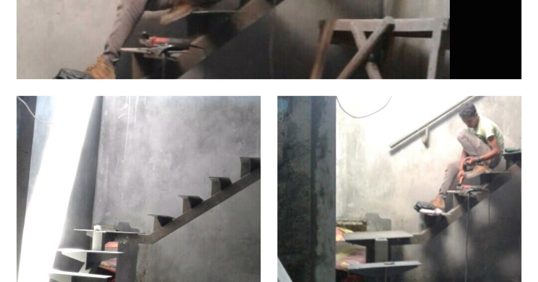 Pemasangan Tangga Besi Trap Kayu di ciledug Daerah Kreo