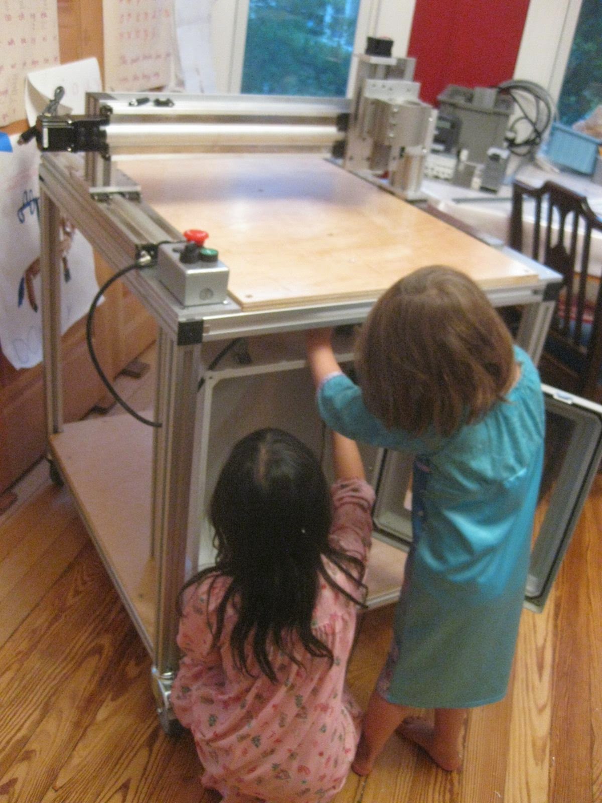 Tooling Up: Building a CNC router with kids