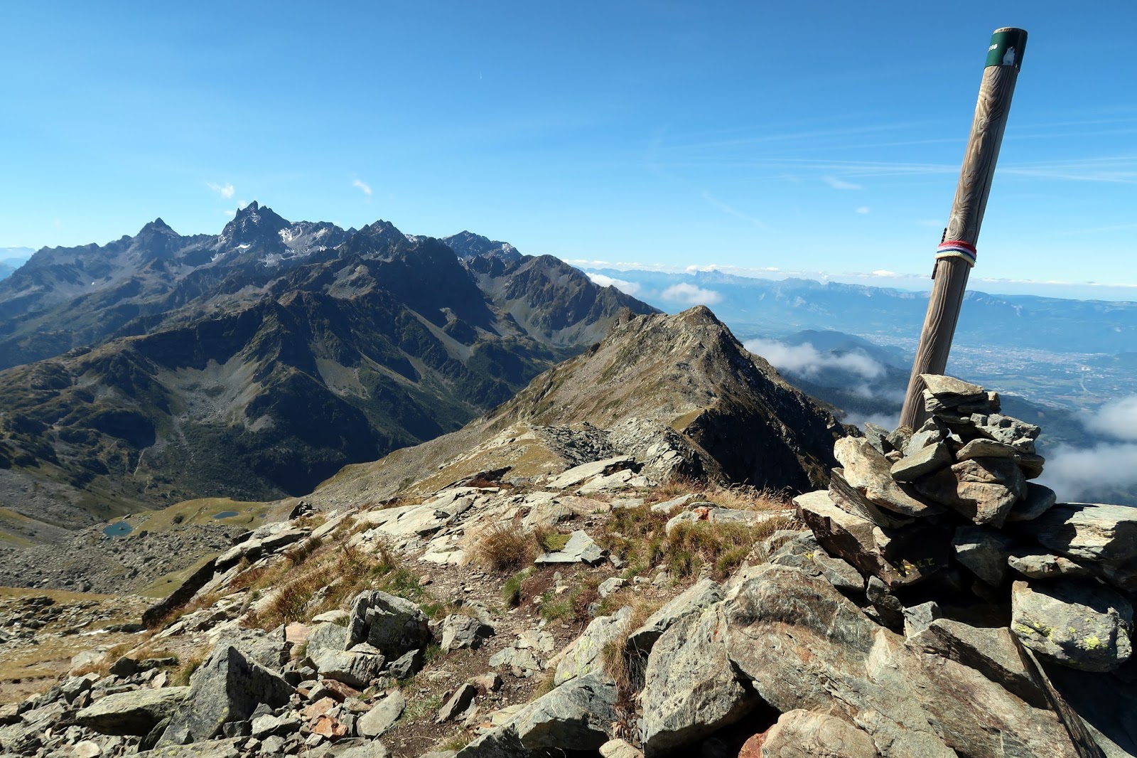 trekking de bernard: Cime de la Jasse et une hermine