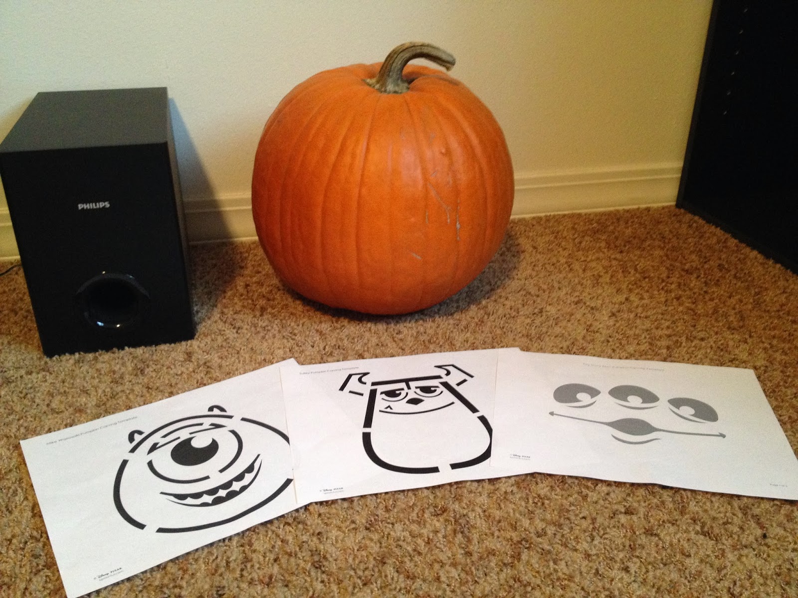 Monsters Inc Pumpkin Carving Sully