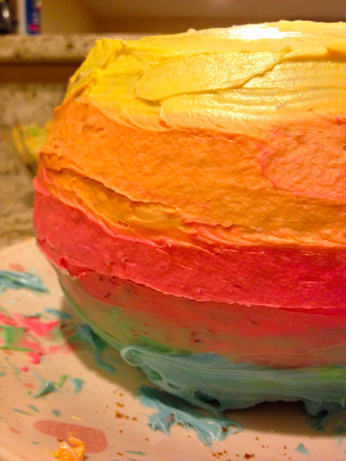 Eat with Grace: Piñata Cake