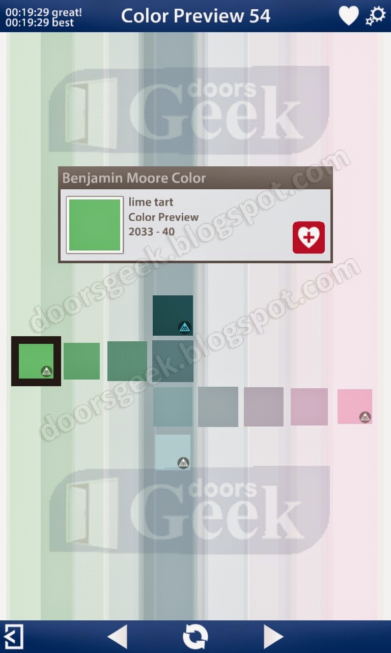 Bendoku [Color Preview] Level 54 ~ Doors Geek