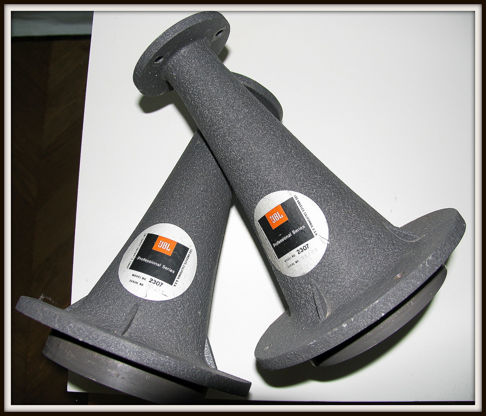 jbl stereotype: JBL 2307 PAIR SHORT HORNS FITS 4341 4343 4345