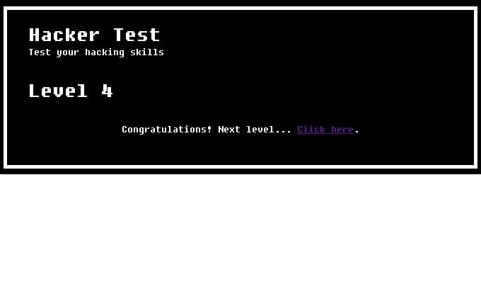 belajar belajar dan belajar: Hacker Test level 4