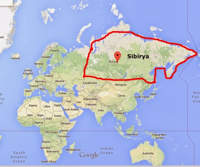 HISTORICAL MAPS: Sibirya
