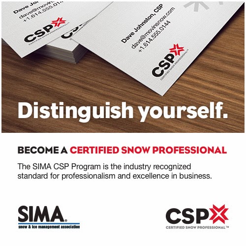 SIMA - Snow Matters - Advancing the Snow Removal Profession: March 2014