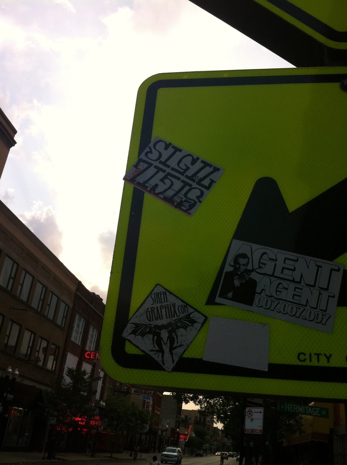 Occult Chicago: "sigil" street art
