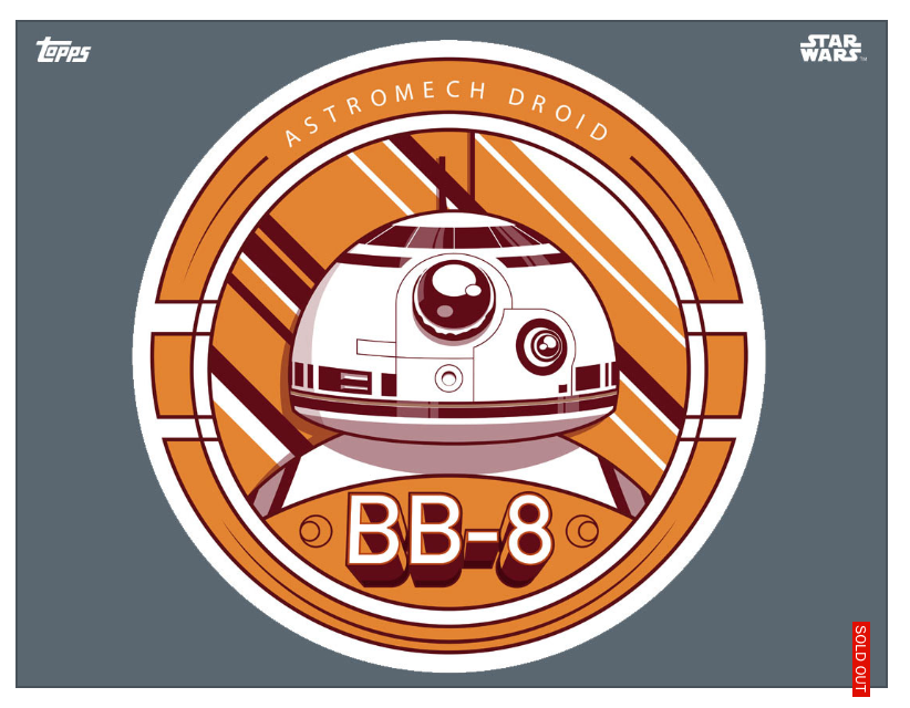 BB-8 trading card