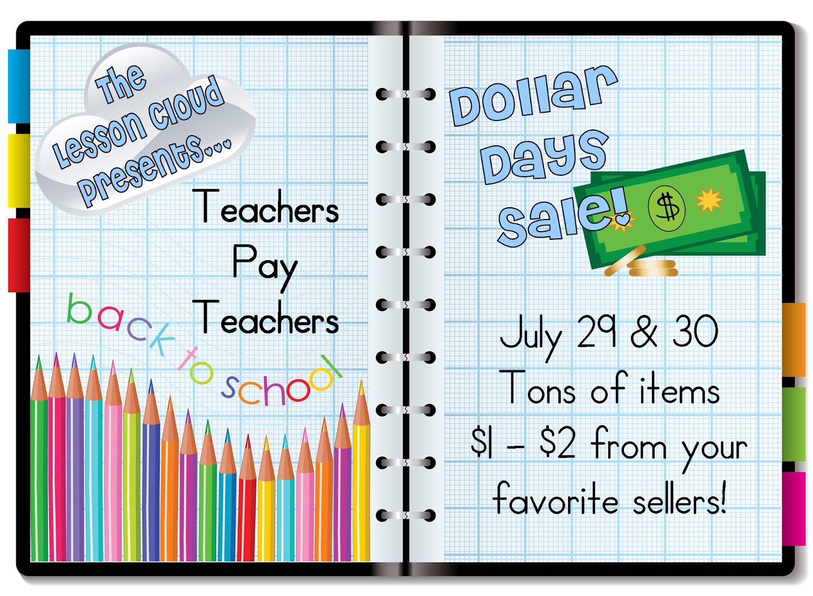 A Series of 3rd Grade Events: Dollar Days Sale!!!