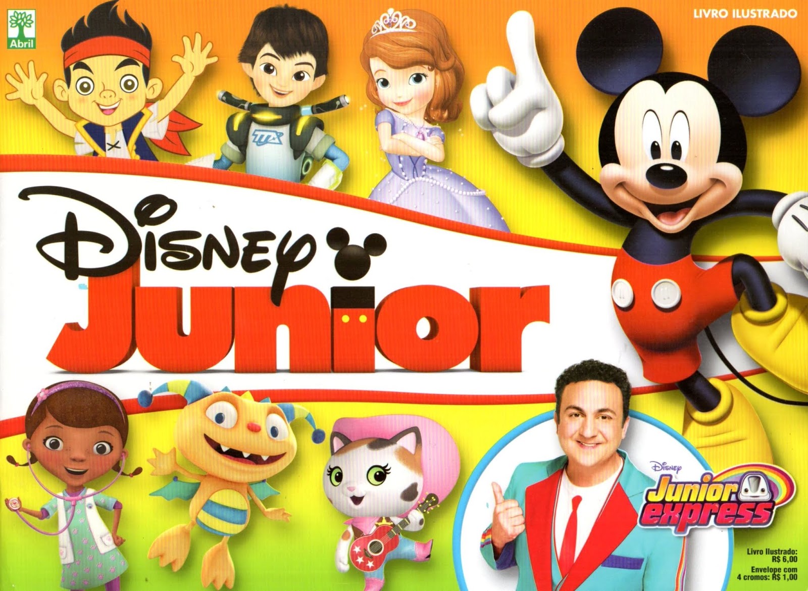 ROCK & QUADRINHOS SCANS: (Álbum) DISNEY JUNIOR(ED.ABRIL)-2016