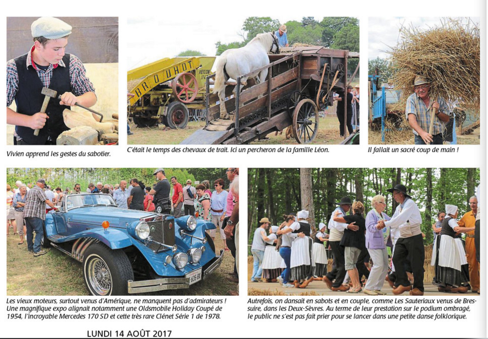 Moulins d'Anjou: Fête des moissons à Angrie (49)