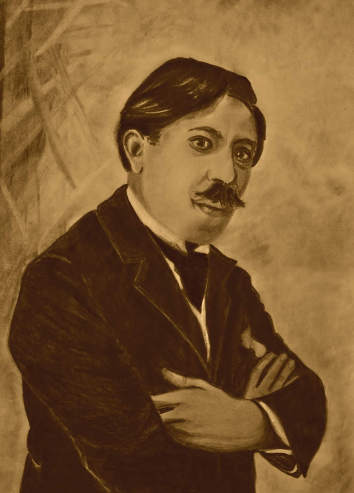 Claudio Tomassini: Agustín Pío Barrios Mangore Retrato Claudio Tomassini