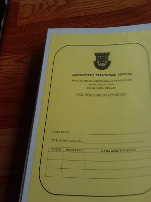 Pentaksiran Berasaskan Sekolah: Contoh Fail Showcase & Fail ...